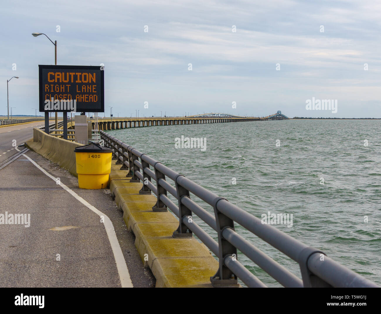 A look at the Bay Bridge from one of the pull-offs on the bridge Stock ...