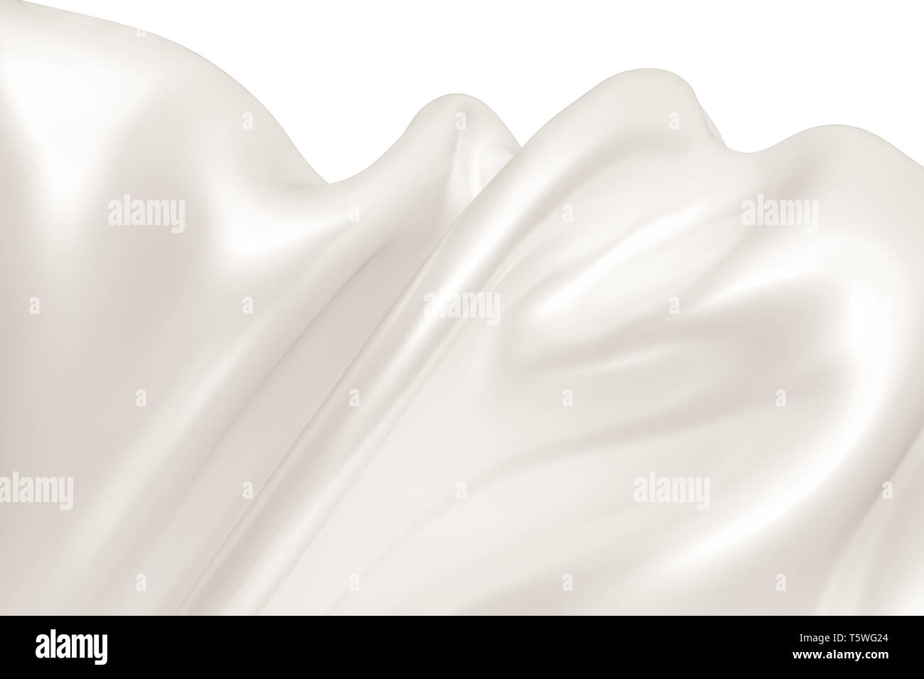 3d rendering, flowing cloth background. Computer digital background ...