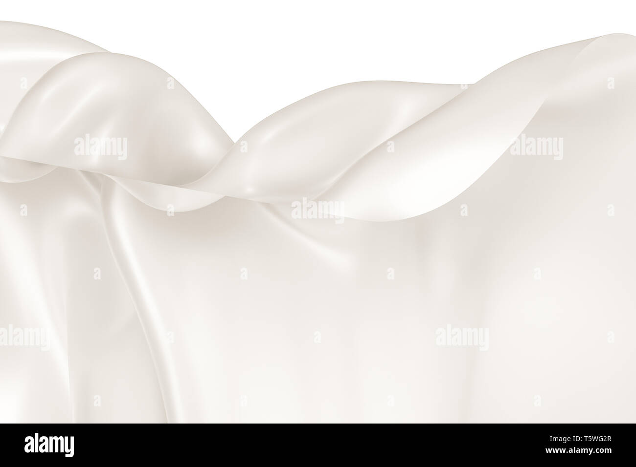 3d rendering, flowing cloth background. Computer digital background ...