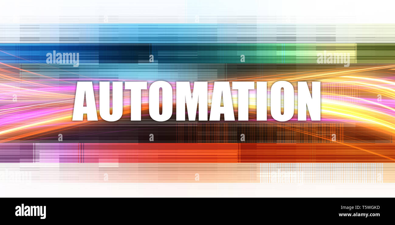 Automation Corporate Concept Exciting Presentation Slide Art Stock ...