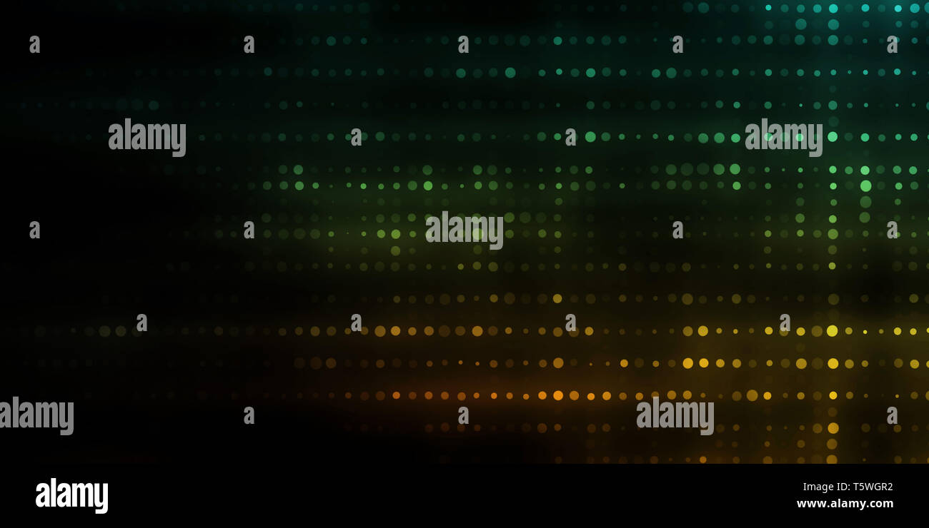 Abstract Neon Dots with Glowing LED Futuristic Light Pattern Stock ...