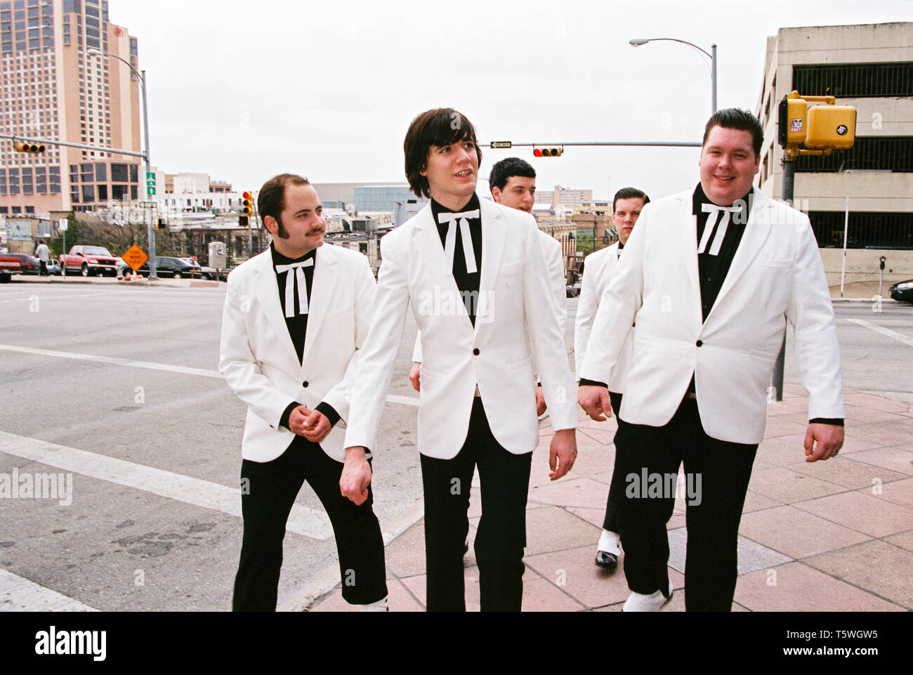 The Hives a Swedish rock band, photographed in, Austin Texas, United ...
