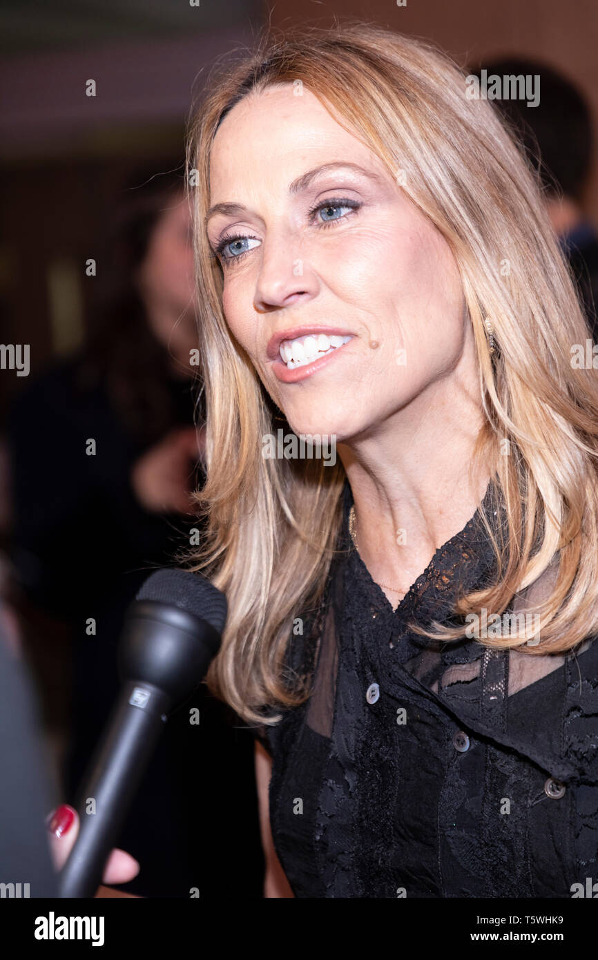 New York, NY, USA - April 26, 2019: Musician, singer-songwriter and ...