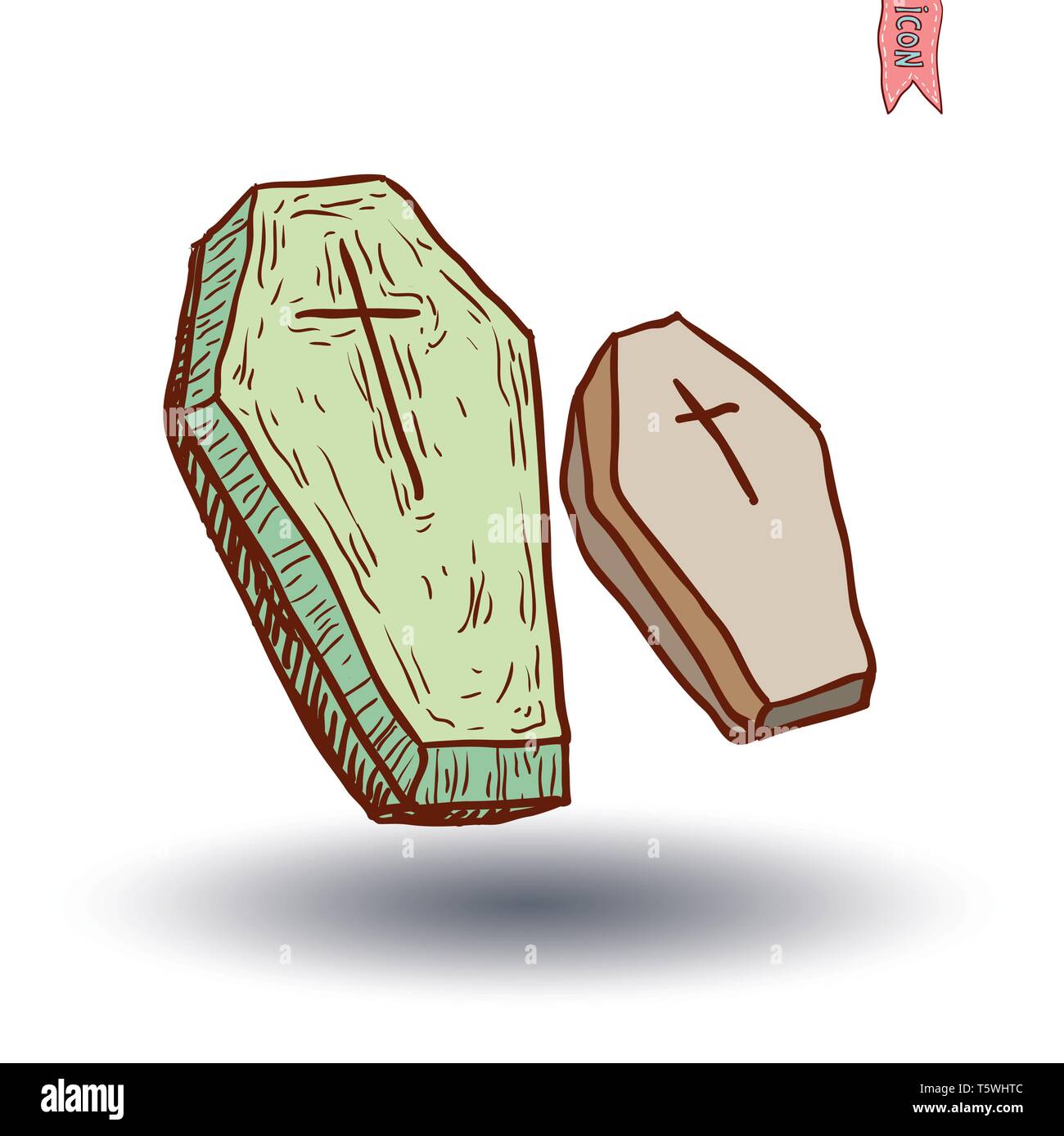 Burial chest Stock Vector Images - Alamy