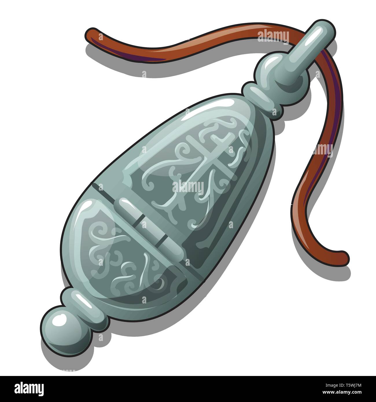 Silver vintage locket isolated on white background. Pendant with secret ...