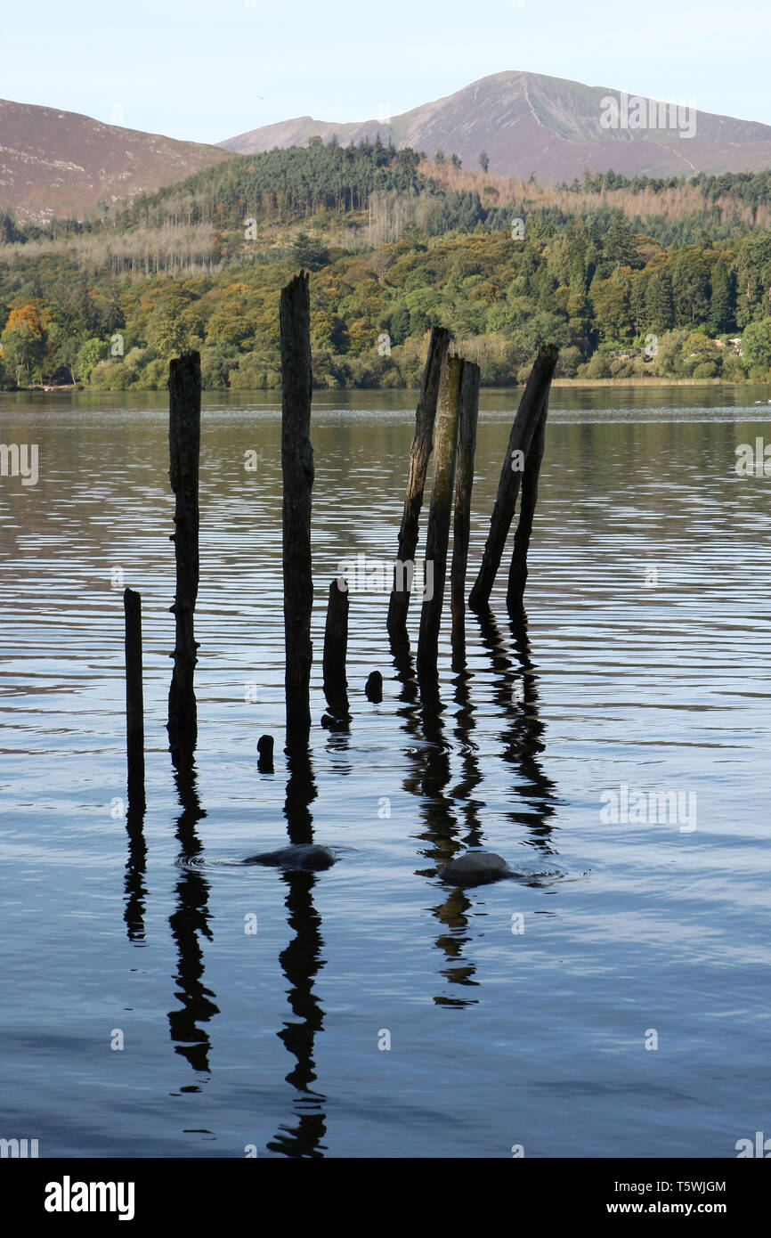 Derwentwater, Keswick, Lake District National Park, Cumbria Stock Photo ...