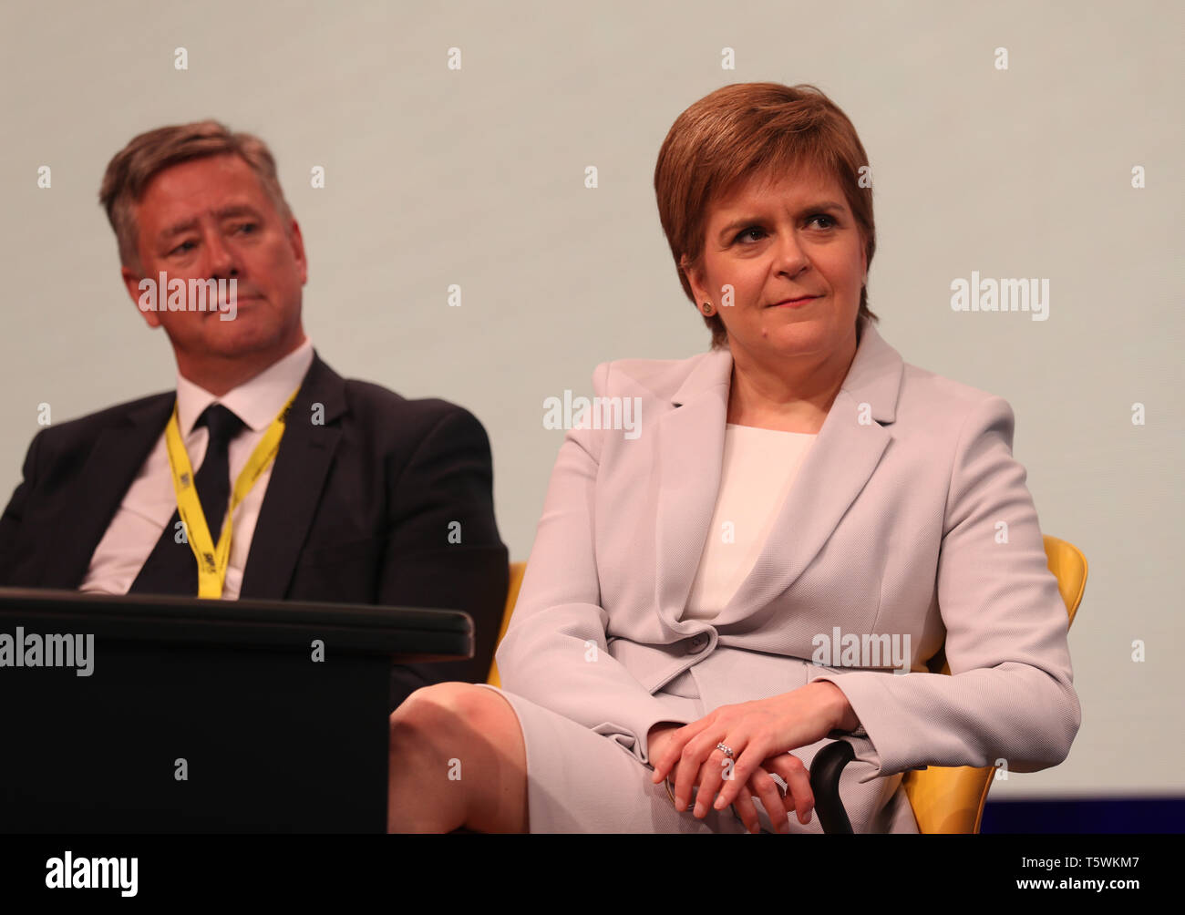First Minister Nicola Sturgeon and Keith Brown at the SNP European ...