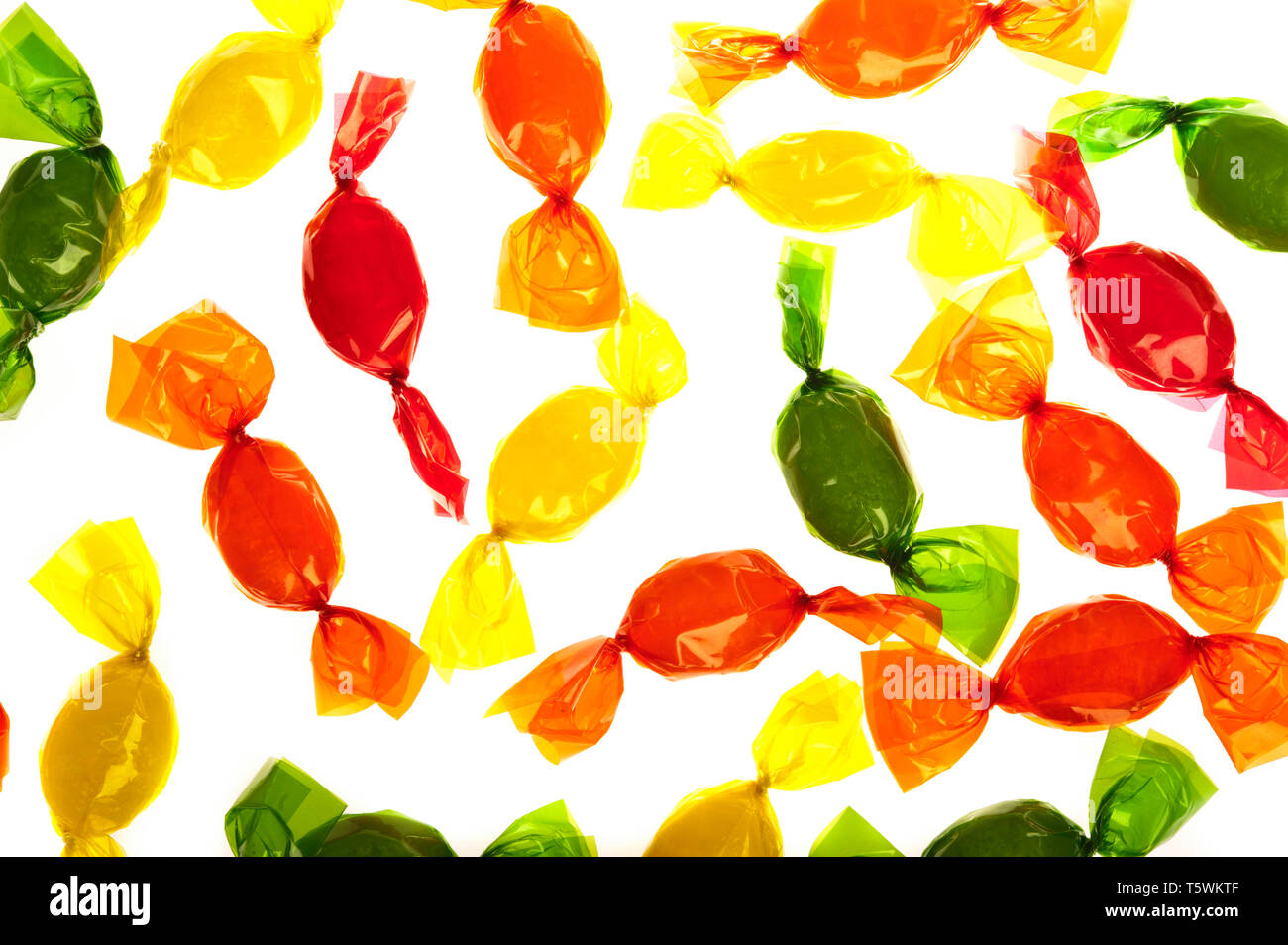 colorful wrapped candies Stock Photo - Alamy