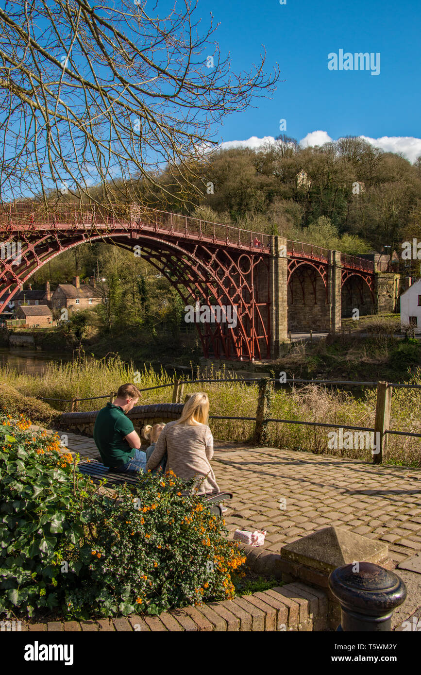 The Iron Bridge, Shropshire, UK Stock Photo - Alamy