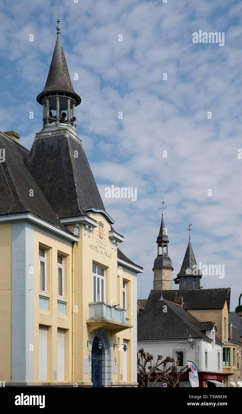 The town hall of Malestroit, Morbihan, Brittany, France Stock Photo - Alamy