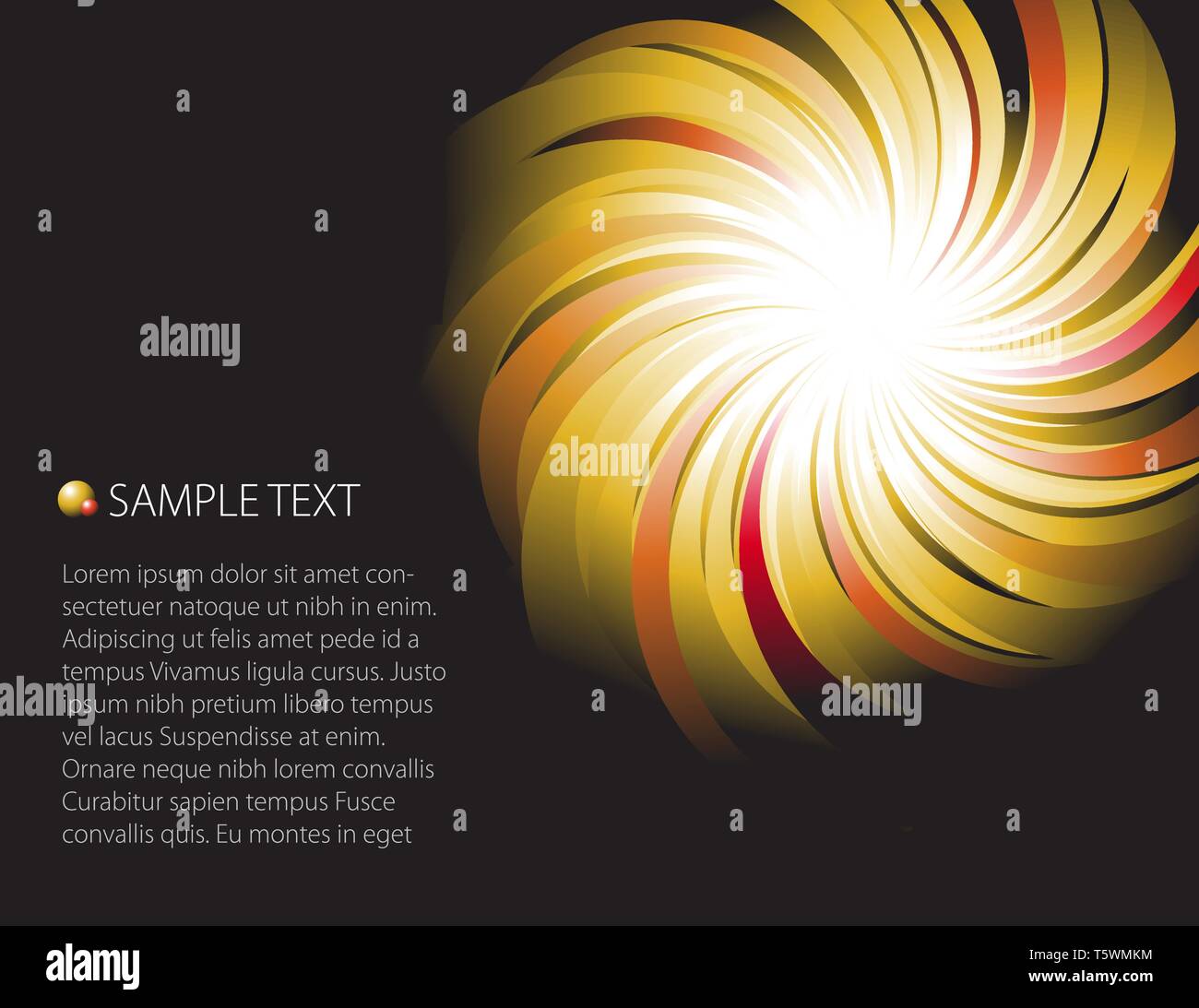 Abstract powerful background with place for your text Stock Vector ...
