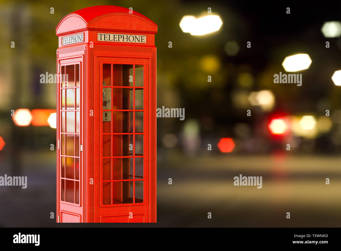 Telephone receiver box night hi-res stock photography and images - Alamy