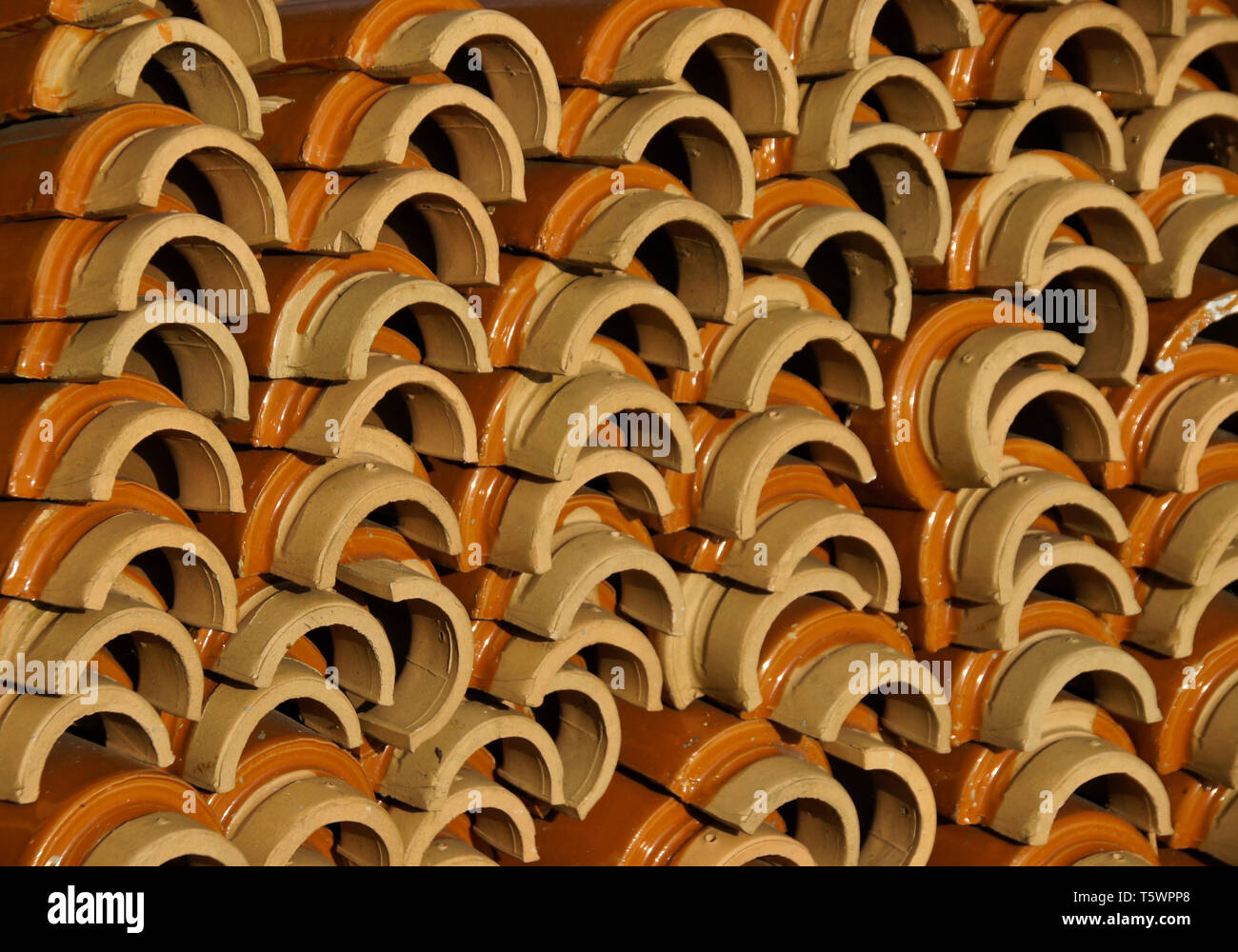 Stack of roof tiles hi-res stock photography and images - Alamy