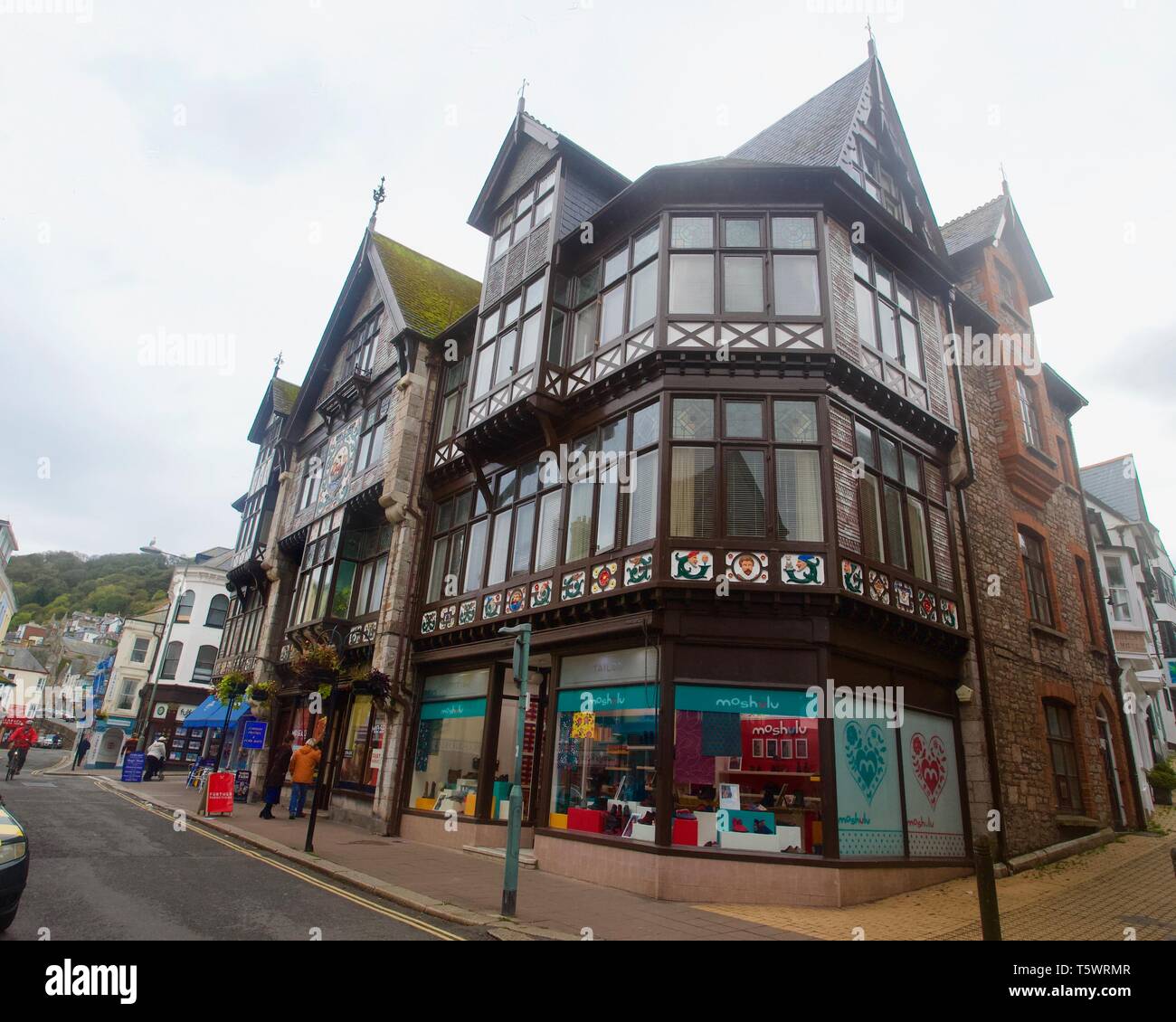 Tudor buildings dartmouth devon england hi-res stock photography and ...