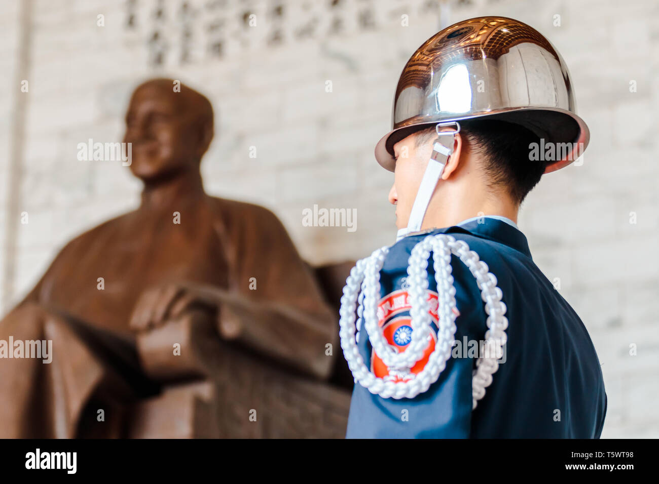 The Honor Guard of R.O.C (Soldier) performing guard duties at Chiang ...