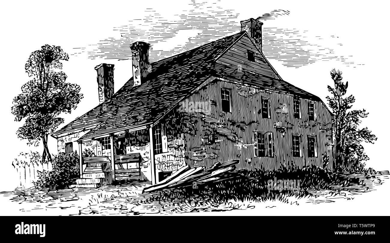 George washington headquarter Stock Vector Images - Alamy