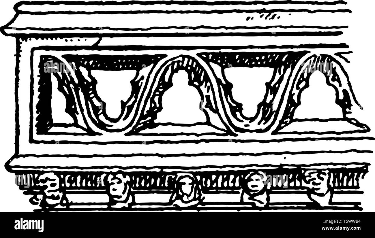 Gothic Architecture Parapet Moulding are used during the fourteenth ...