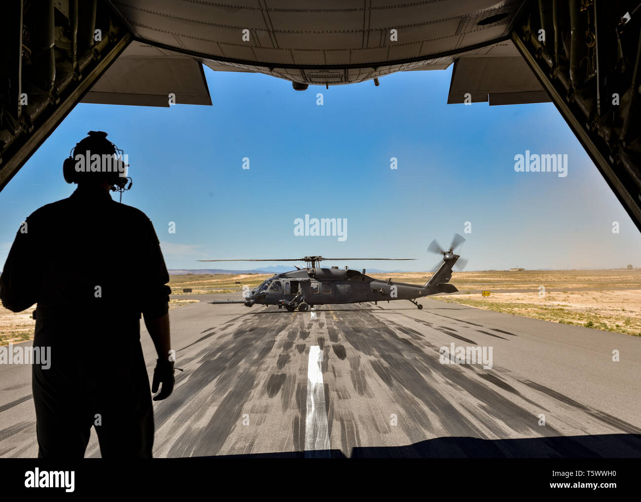 A loadmaster assigned to the 415th Special Operations Squadron ...