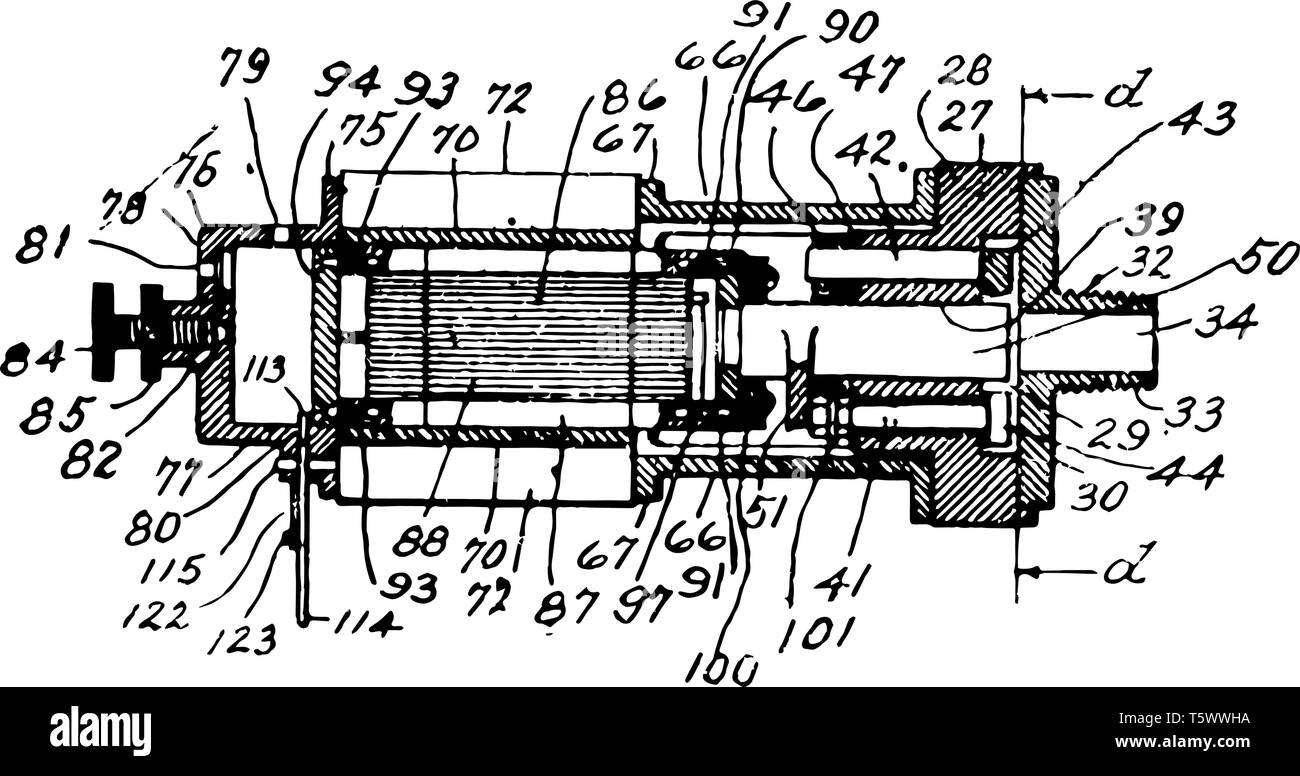 This illustration represents Sparking Igniter which used to ignite or ...