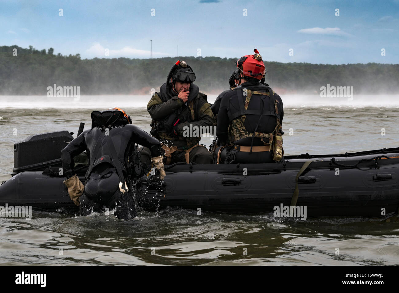 Pararescuemen assigned to the 38th Rescue Squadron (RQS), rest in a ...
