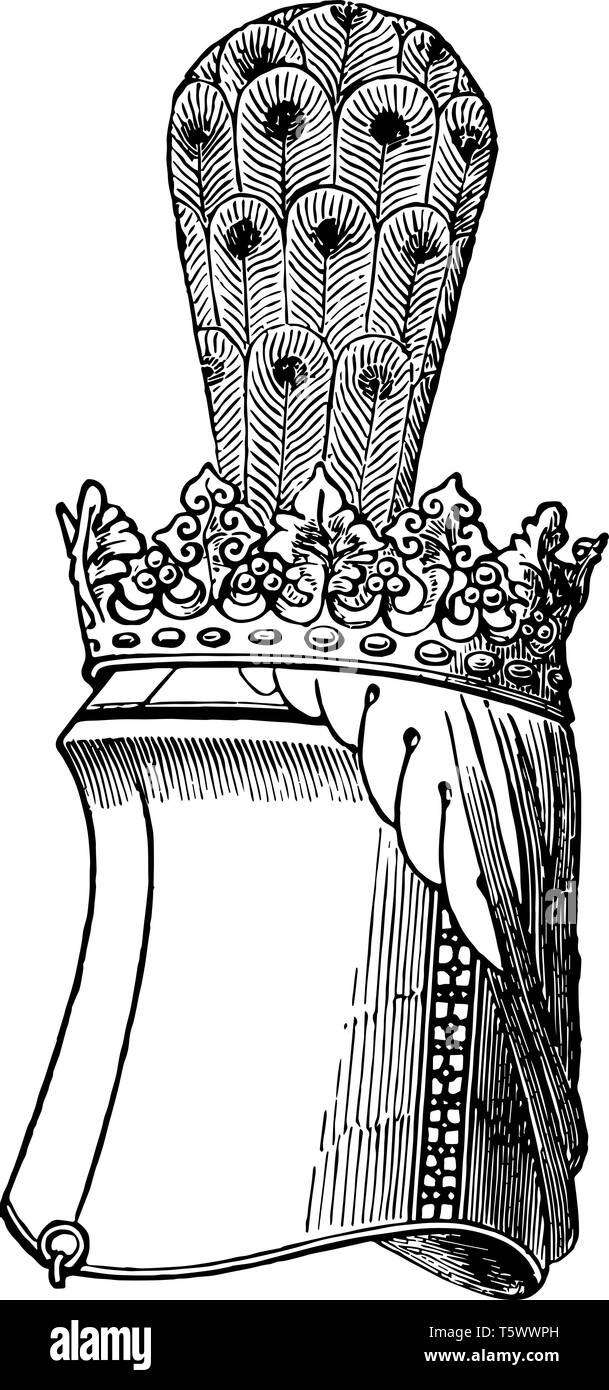 Helm of Sir Edmund de Thorpe have a crest and helmet in this picture ...