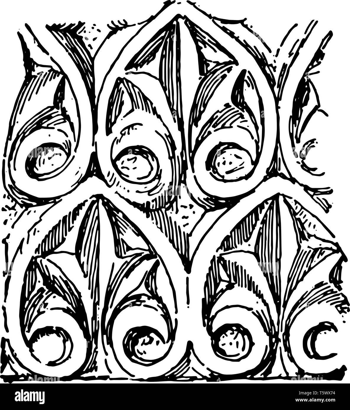 Shrubs vector vectors Black and White Stock Photos & Images - Alamy