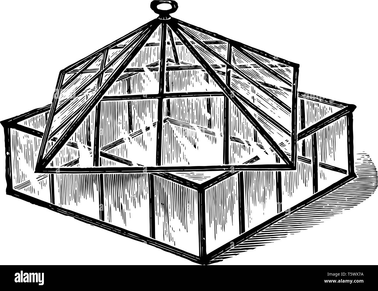 This illustration represents Hand Glass which are used as temporary ...