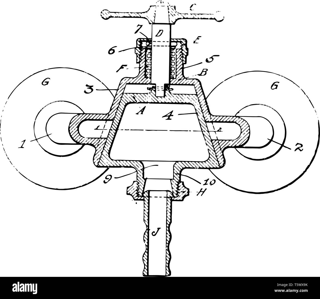 Valve flow Stock Vector Images - Alamy