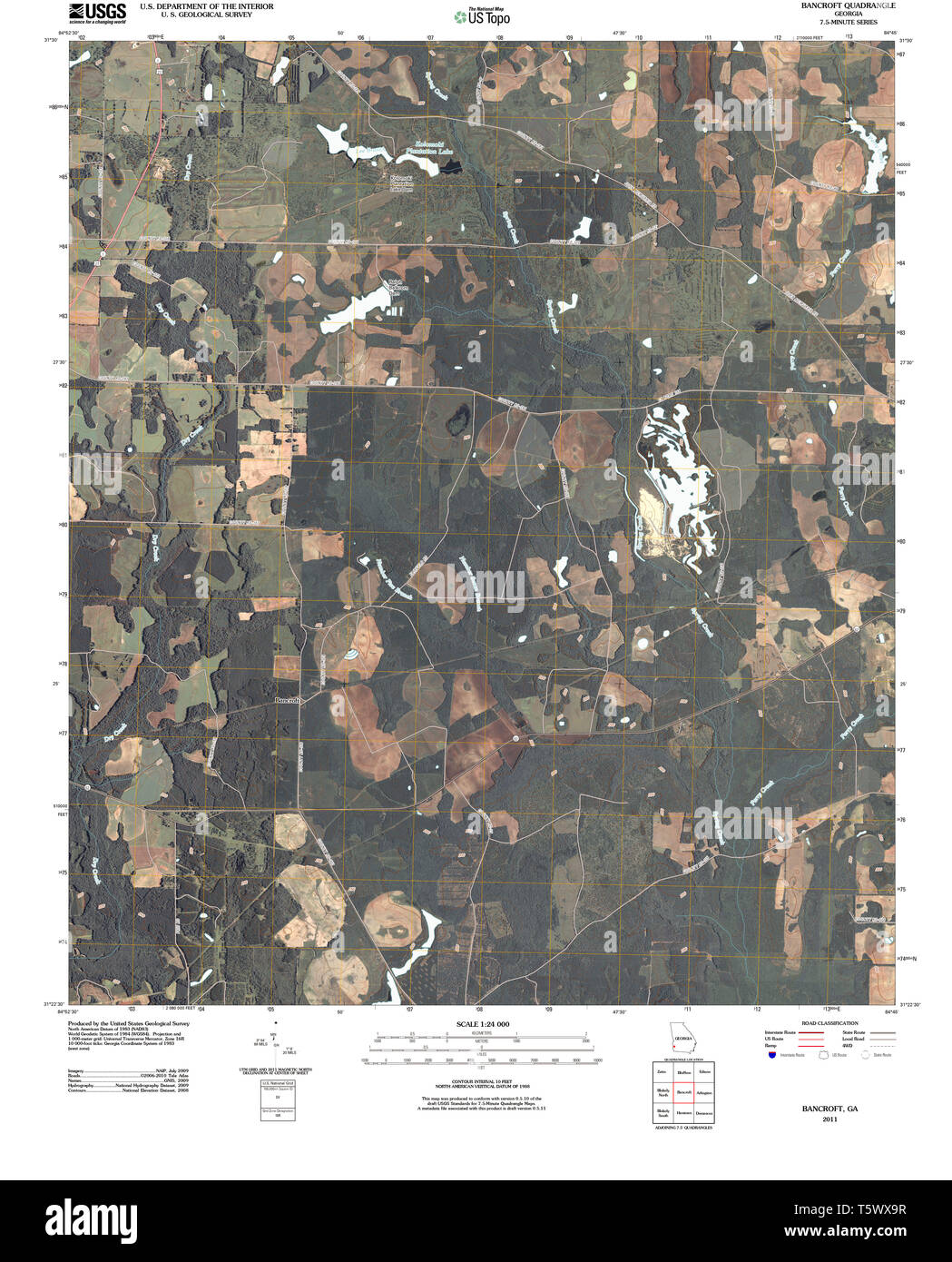 Map of bancroft hi-res stock photography and images - Alamy