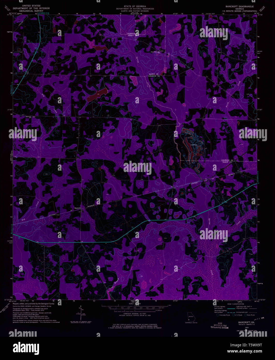 Map of bancroft hi-res stock photography and images - Alamy