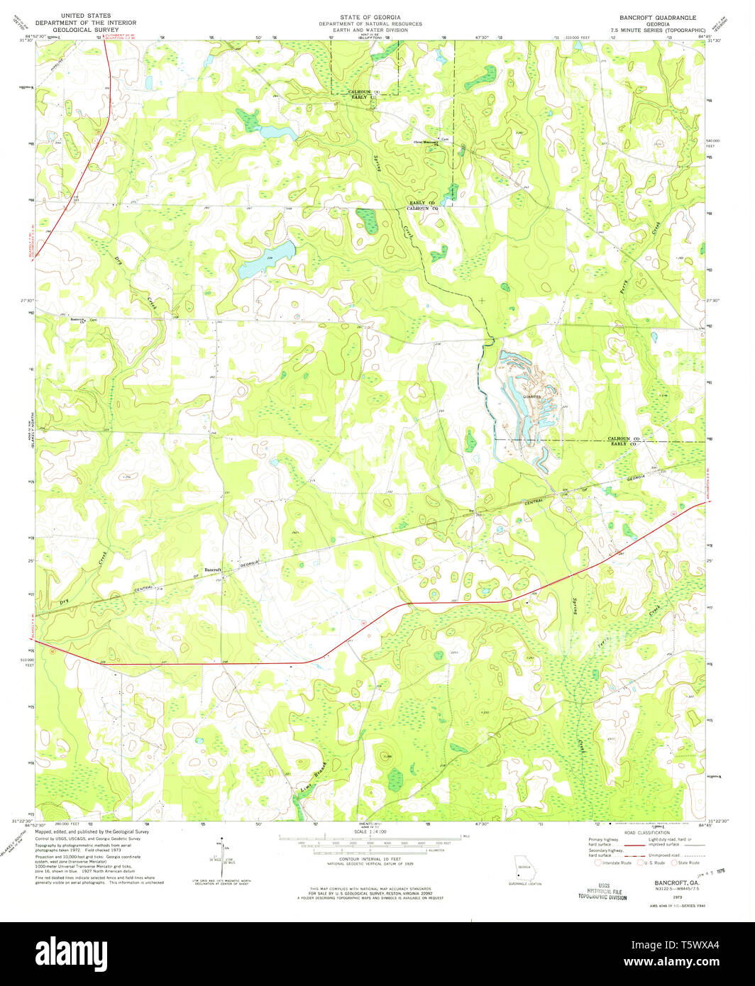 Map of bancroft hi-res stock photography and images - Alamy