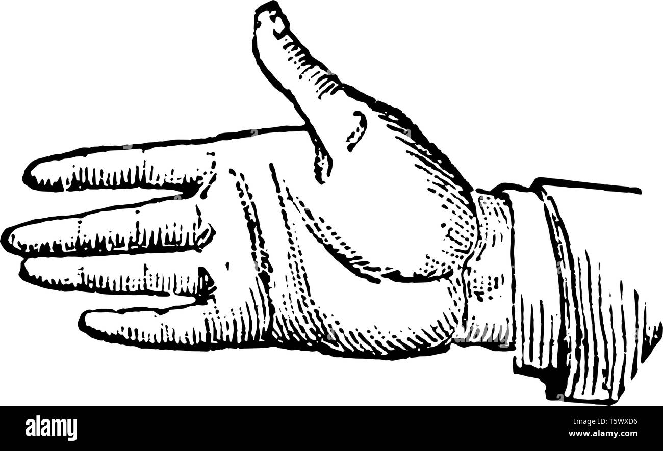 This picture represents the hands position in energetic appeal vintage ...