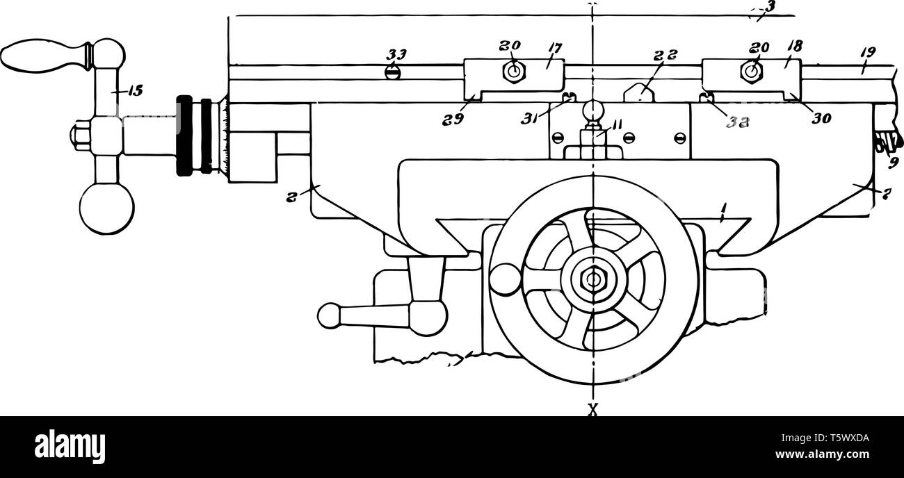 Milling Machine Drawing