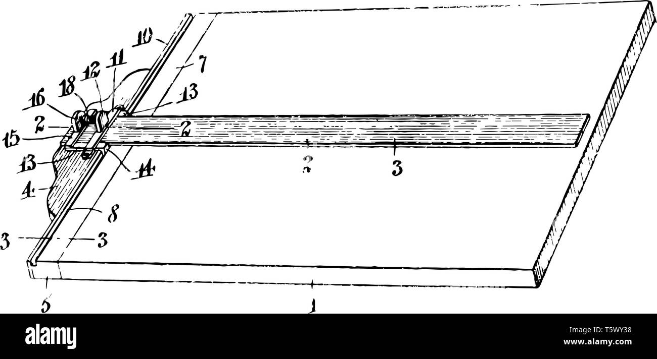 Drafting Appliance which facilitates the use of drawing straight lines ...