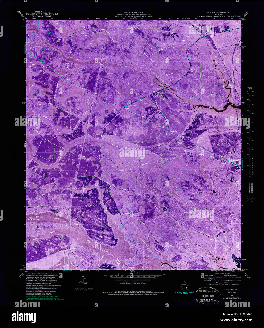 Bladen map hi-res stock photography and images - Alamy