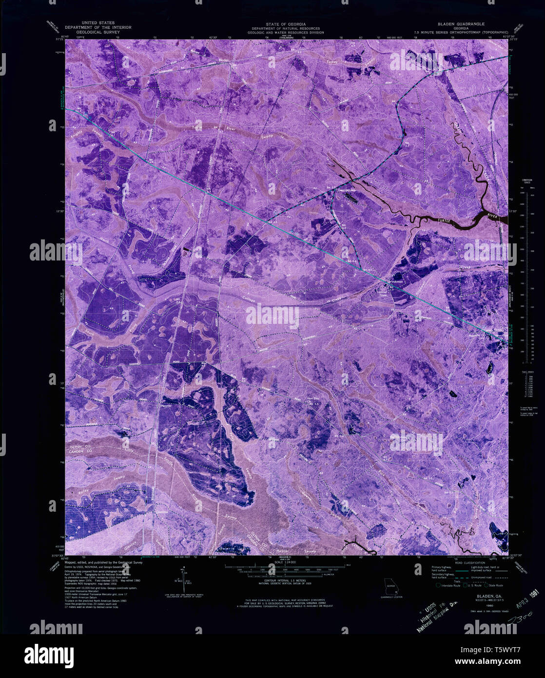Bladen map hi-res stock photography and images - Alamy