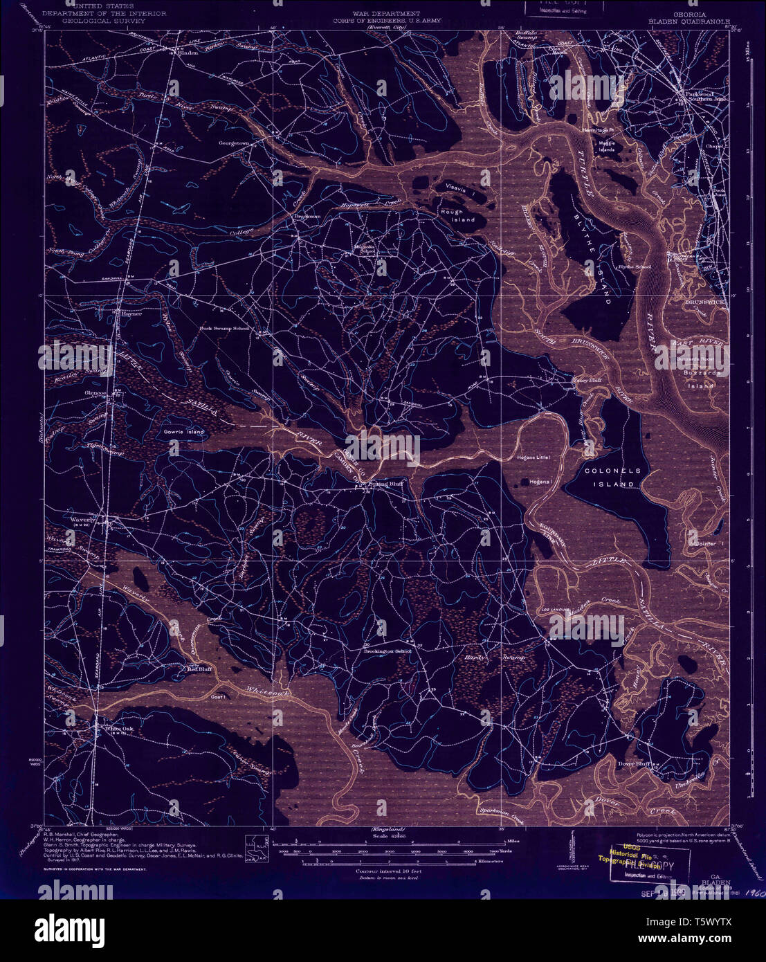 Bladen map hi-res stock photography and images - Alamy