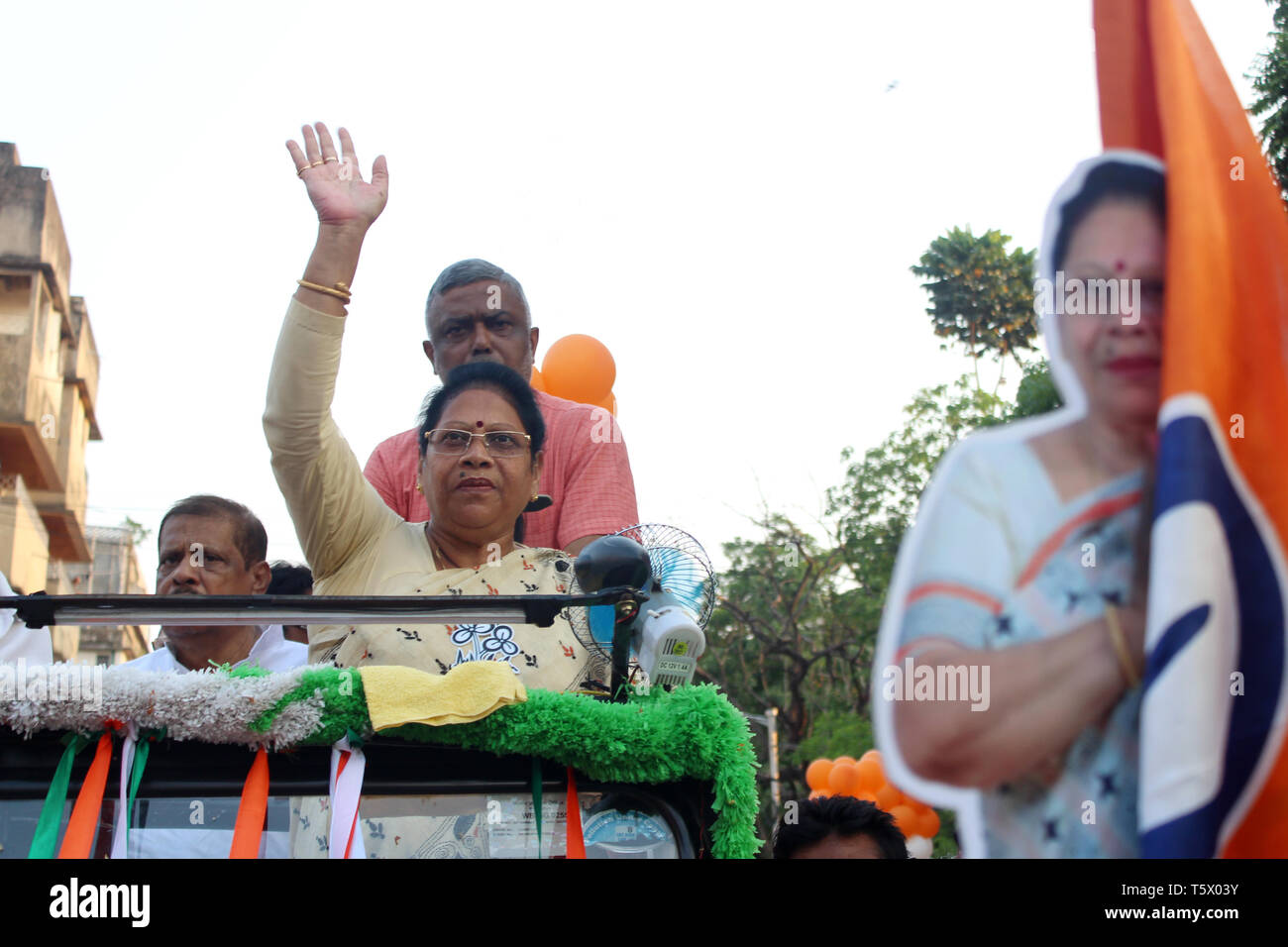 Kolkata, India. 25th Apr, 2019. Election Campaign of All India ...