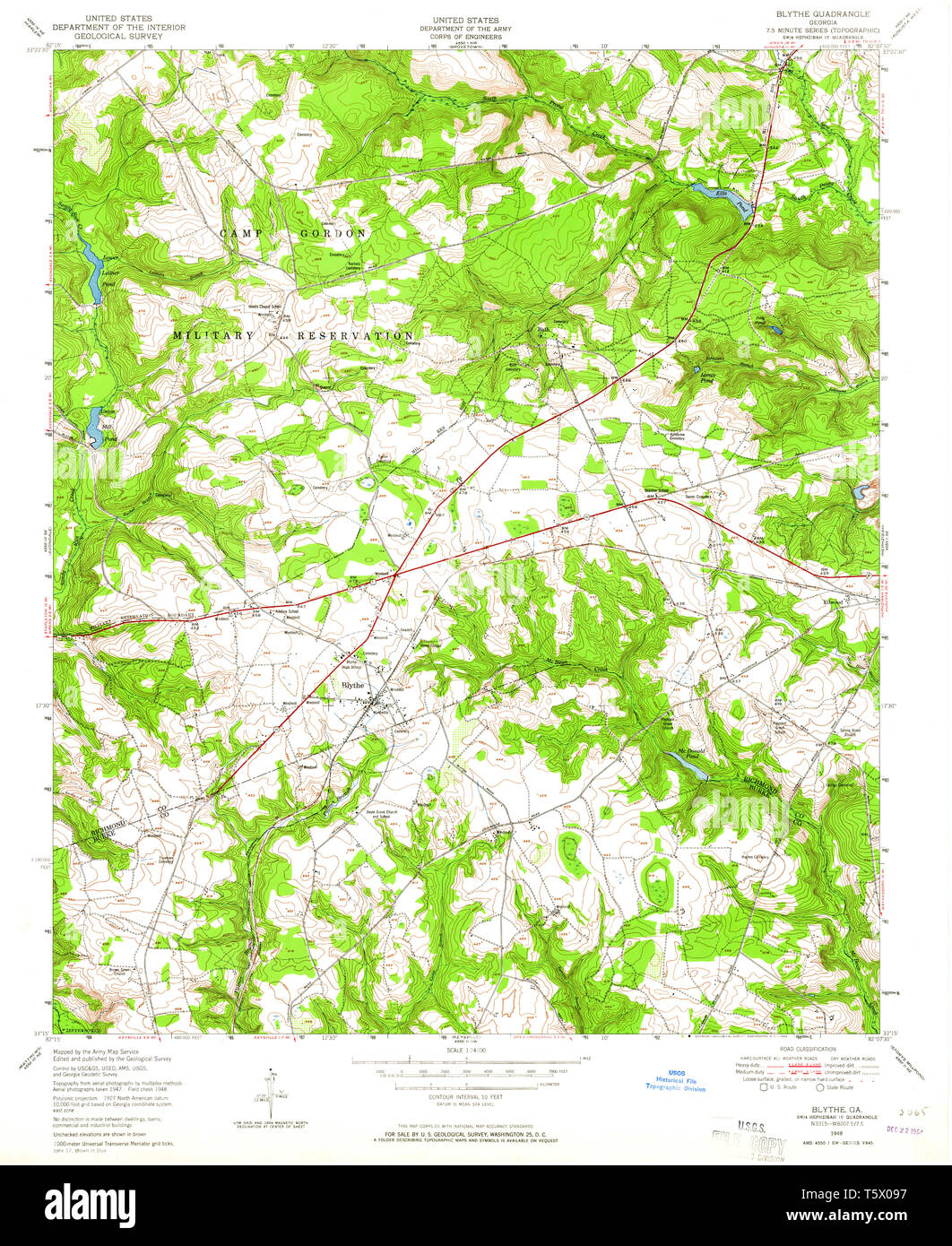 Map of blythe hi-res stock photography and images - Alamy