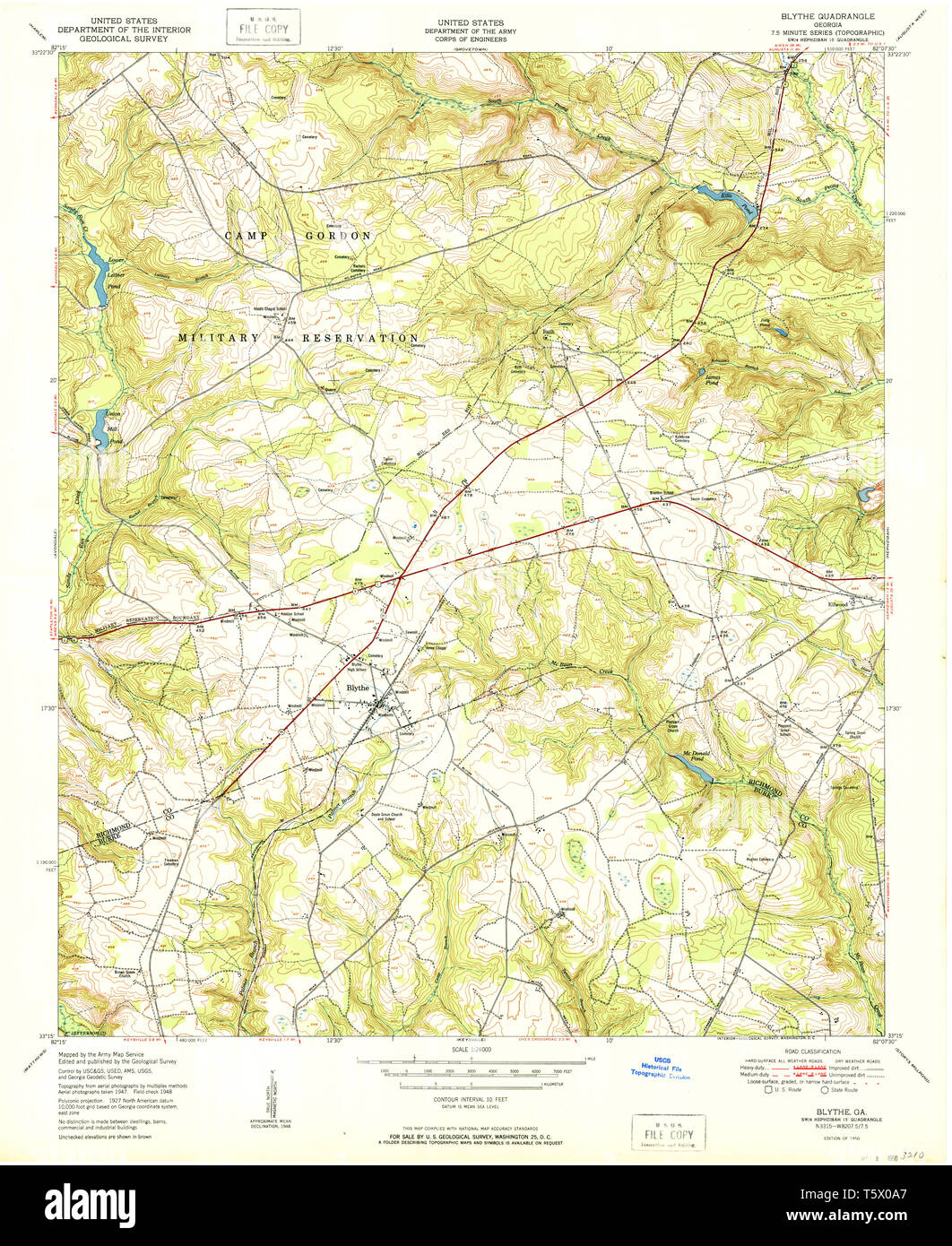 Map of blythe hi-res stock photography and images - Alamy