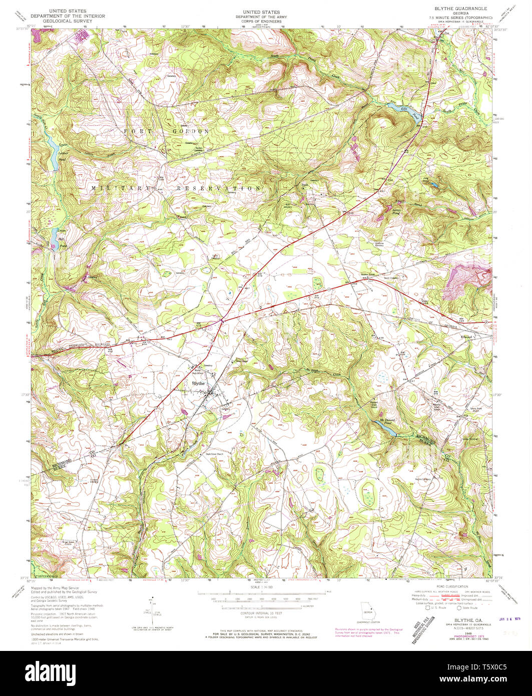 Map of blythe hi-res stock photography and images - Alamy