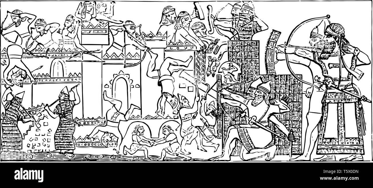 Nineveh is a Siege of a city it is from the Nimroud Palace vintage line ...