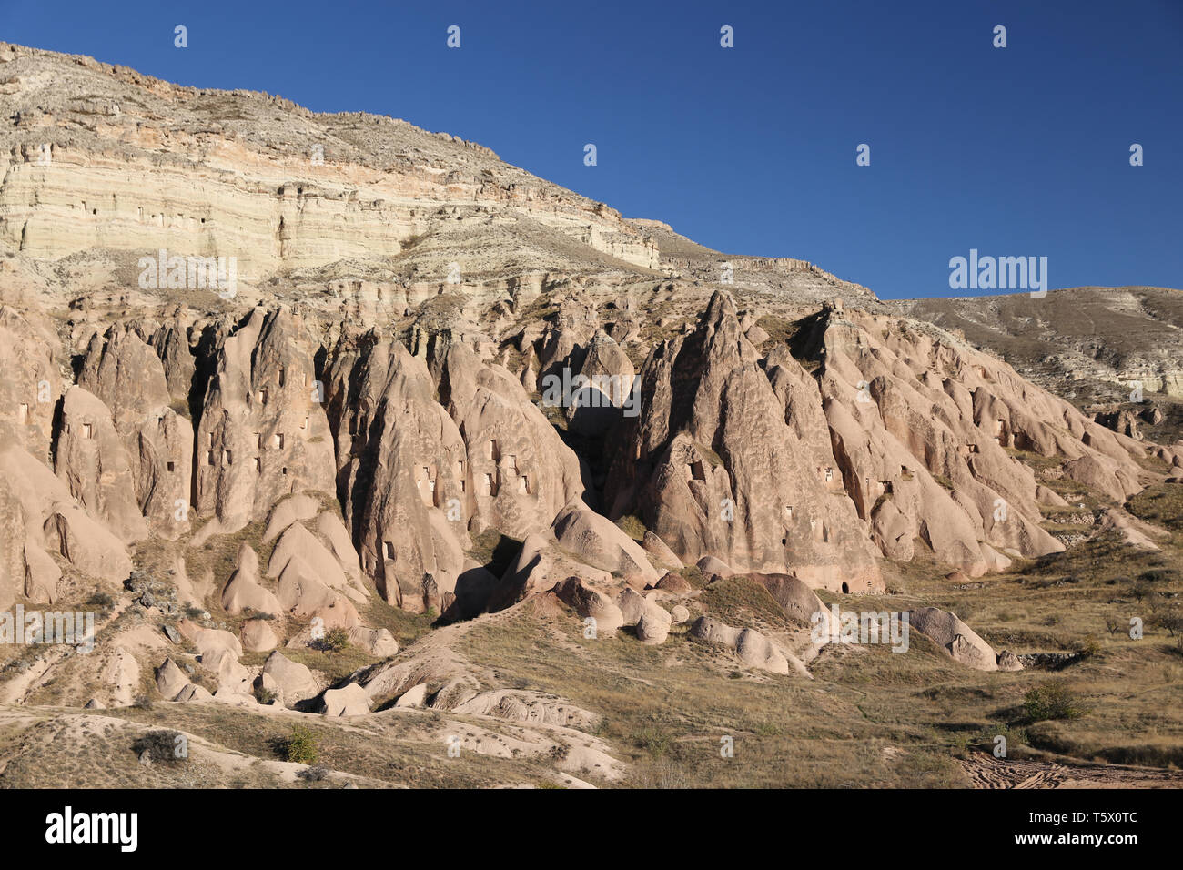 Rose Valley in Cavusin Village, Cappadocia, Nevsehir City, Turkey Stock ...