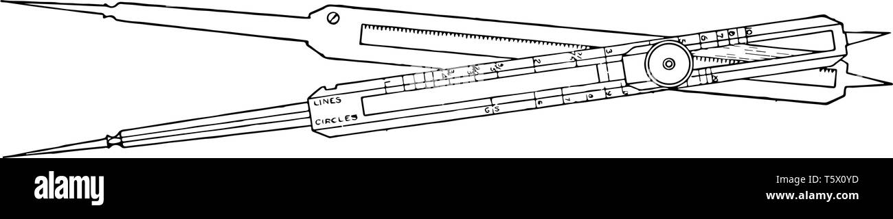 Proportional dividers Stock Vector Images - Alamy