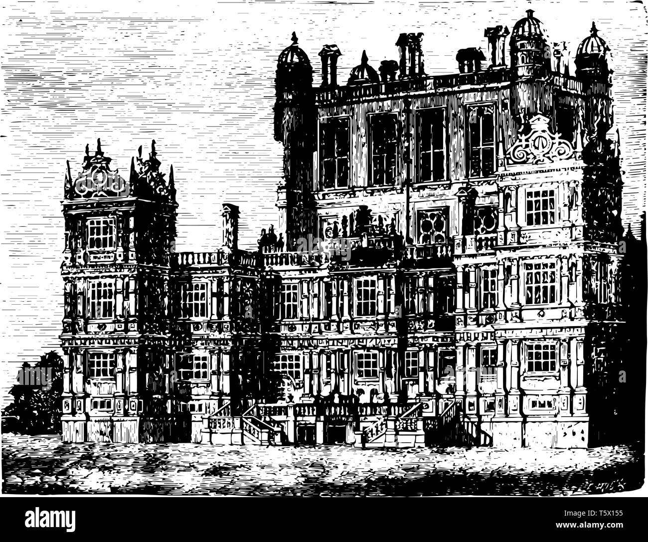 Wollaton hall Stock Vector Images - Alamy