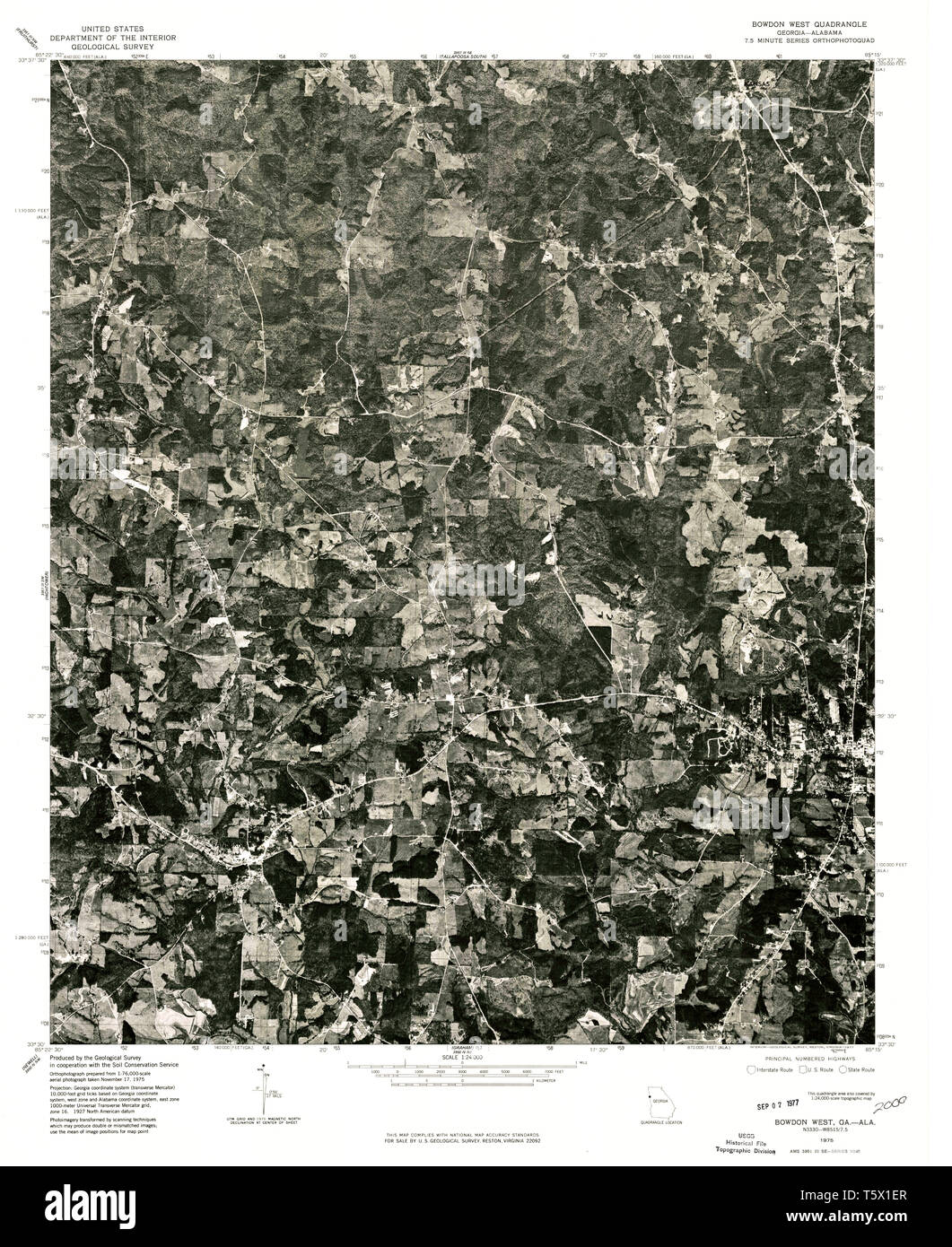 Map of bowdon hi-res stock photography and images - Alamy