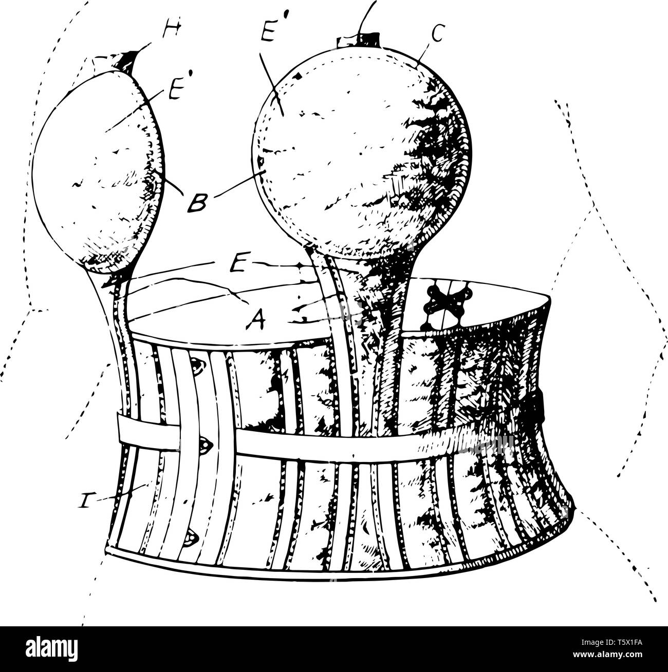 Bust Supporter features a waist attachment for better comfort vintage ...