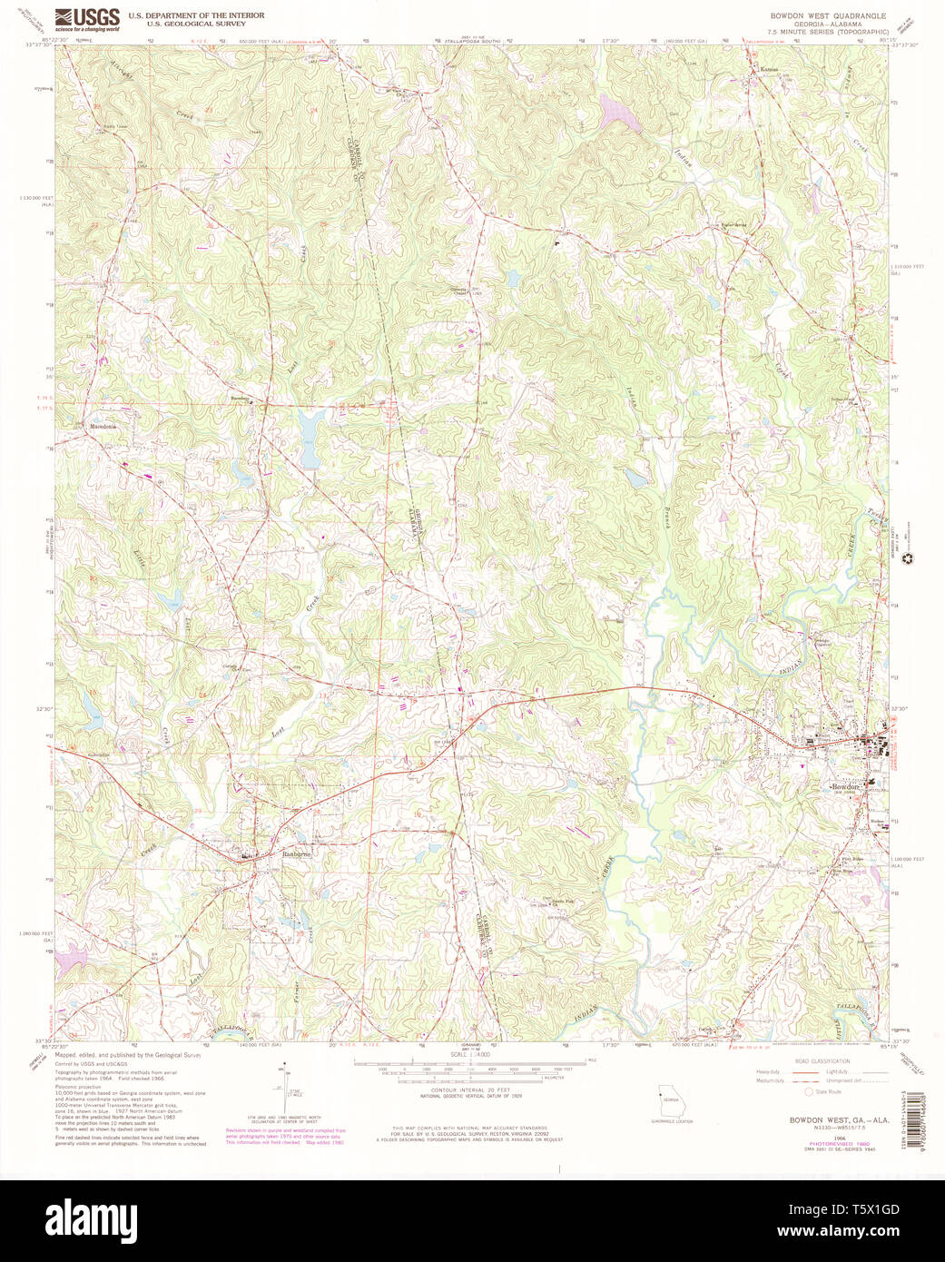 Map of bowdon hi-res stock photography and images - Alamy