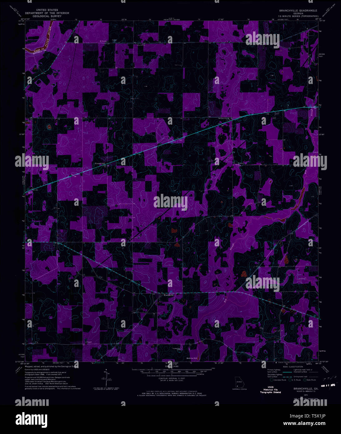 Map of branchville hi-res stock photography and images - Alamy