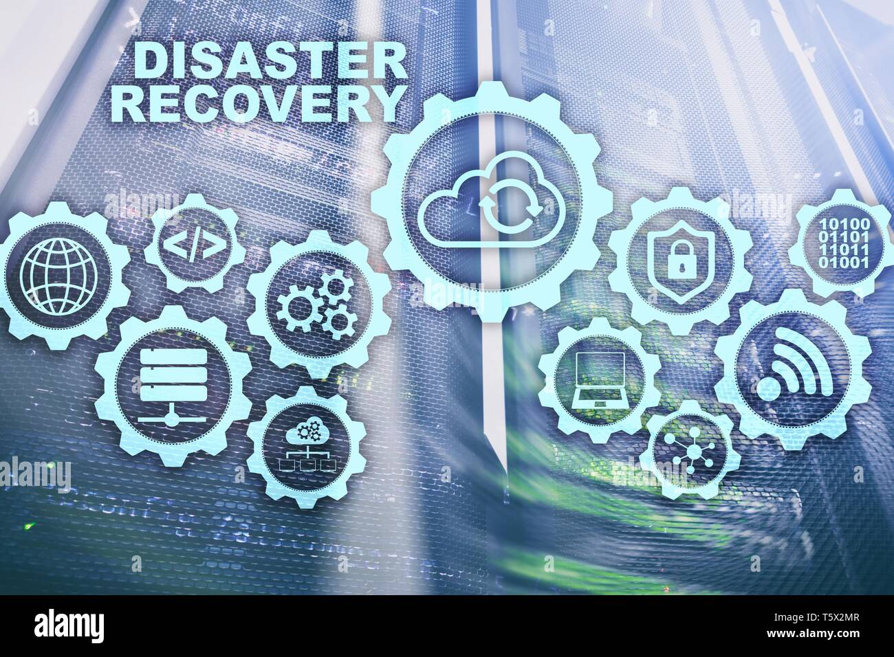 Big Data Disaster Recovery concept. Backup plan. Data loss prevention ...